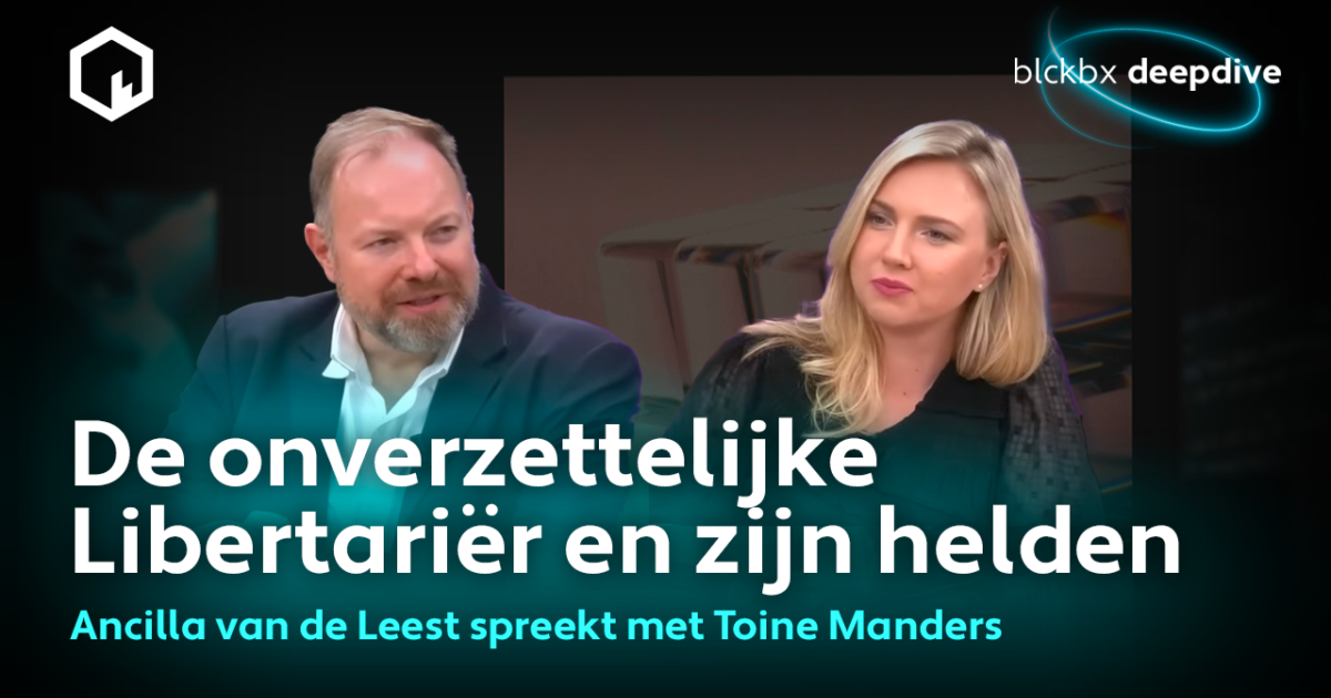 DeepDive met Ancilla van de Leest: Toine Manders, de… | blckbx